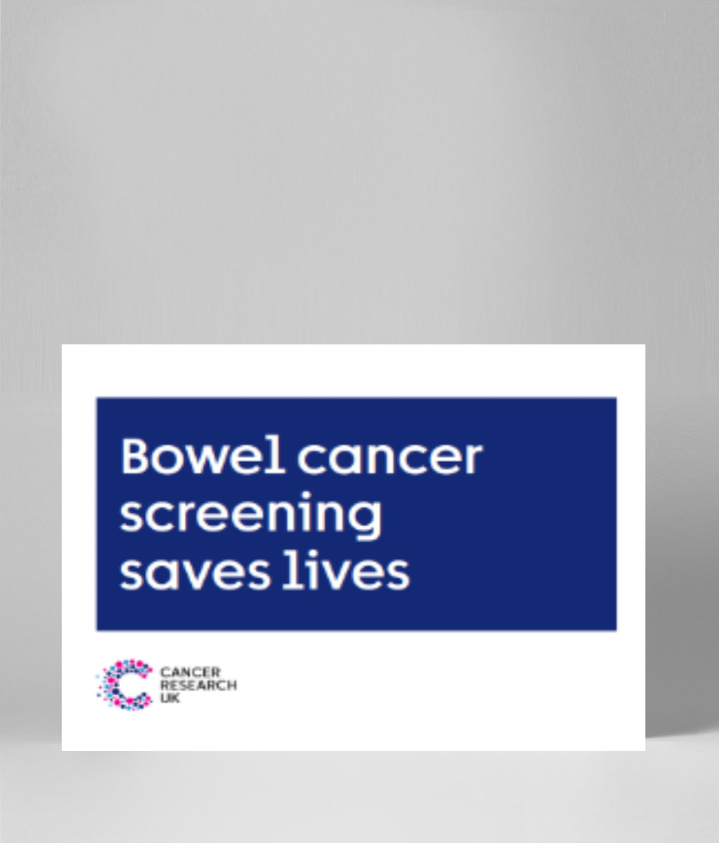 Bowel cancer screening saves lives – Cancer Research UK Publications