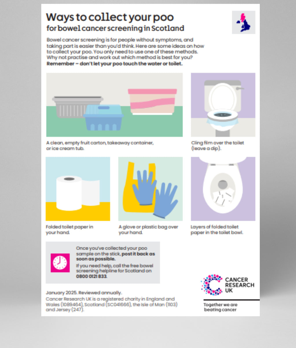 How to complete your bowel cancer screening kit (Scotland) – Cancer ...